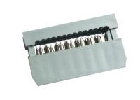 China Medical Equipment 14 Pin IDC Socket Female 2.54 Mm Wire To Board Connector for sale