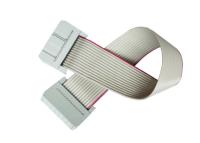China UL2651 Certificated 2.54 Mm Pitch Ribbon Cable With Selective Au Ni IDC Header for sale