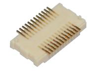 China 0.5A 0.5mm Pitch PA6T BTB Connector 24 Pin DC 500V PCB Header Connector for sale