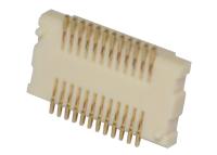 China 0.5A 0.5mm Pitch PA6T BTB Connector 24 Pin DC 500V PCB Header Connector for sale