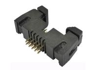 China 10 Pin Shrouded Header Connector 1.27mm Pitch Cable To Board Connector for sale