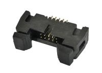 China 10 Pin Shrouded Header Connector 1.27mm Pitch Cable To Board Connector for sale