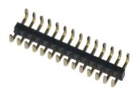 China Vertical Mount 14 Pin Header 90 Degree U Type Circuit Board Pin Connectors for sale