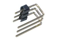 China 2.0mm 3 Pin Single Row Pin Header 90 Degree U Type Connector Side Plastic for sale