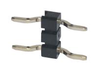 China PA6T Horizontal Pin Header Connector Double 3P Fireproof SGS 3A DC500V for sale