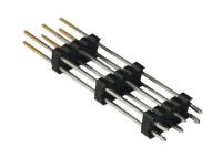 China 10 Pin Dual Row Pin Header 2.54 Mm Pitch Header Straight Type Three Plastic for sale