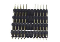 China Four Plastic Pin Header Connector 500V AC 2.54mm Pitch 36P Three Row for sale