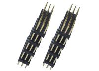 China Four Plastic Pin Header Connector 500V AC 2.54mm Pitch 36P Three Row for sale