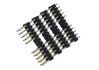 China Four Plastic Pin Header Connector 500V AC 2.54mm Pitch 36P Three Row for sale