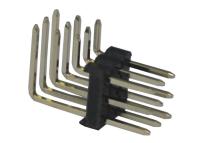 China Right Angle Pin Header Connector 2.54 Mm for sale