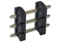 China SGS Straight Pin Header Connector 5.08X2.5mm Female Header 3P Polyester for sale
