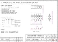 China SGS Straight Pin Header Connector 5.08X2.5mm Female Header 3P Polyester for sale