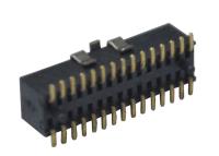 China Surface Mount Pin Header Double Row 30 Pin Female Connector With CAP Type for sale