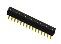 China SMT Type 15 Pin Female Header Connector Single Row Straight 1.0mm X 2.1mm for sale