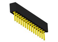 China SMT Type 15 Pin Female Header Connector Single Row Straight 1.0mm X 2.1mm for sale