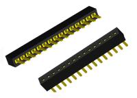 China SMT Type 15 Pin Female Header Connector Single Row Straight 1.0mm X 2.1mm for sale