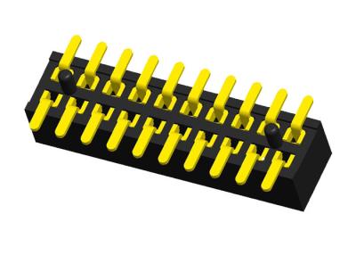 China Straight 20 Pin Header Connector Female 180 Degree Type Double Row 1.0X2.1mm for sale
