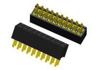 China 20 Pin Female Header Connector Single Row Straight 180 Degree For PCB Board for sale