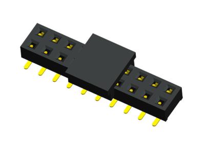 China 20 Pin Black Female Header Connector Double Row 2.0mm Pitch With CAP for sale