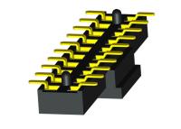 China 20 Pin Black Female Header Connector Double Row 2.0mm Pitch With CAP for sale