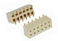 China 12 Pin Header Connector Female Pcb Connector 2.0mm Pitch Dual Row SMT Type for sale
