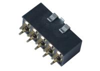 China 10 Pin Female Header 2.0 Mm Pitch Dual Row Header Connector 180 Degree for sale