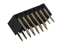 China Dual Row Right Angle Female Connector 2.0mm Pitch Environmental Protection for sale