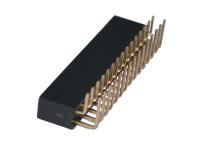 China Right Angle Female Header Connector 30 Pin Fire Resistance For Electronics for sale