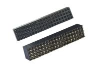 China 2.0mm Female Straight Pin Header Connector Four Row 180 Degree Copper Alloy for sale