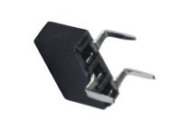 China Black Single Row Header Connector 2.54 Female Header SMT Type Fireproof for sale