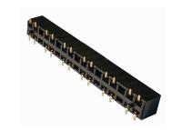 China Dual Row Female Header Connector 2.54mm Pitch With Column Oxidation Resistance for sale
