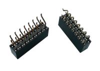 China Double Row Female Header Connector 2.54mm SMT Type 16 Pin With Horizontal for sale