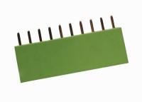 China Straight Double Row Header Connector Green 2.54 Mm Female Header 10 Pin for sale