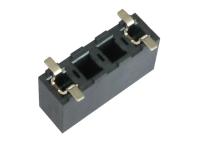 China SMT Type Female Pin Header Connector 3.96mm Single Row Through Hole Plastic for sale