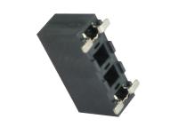 China SMT Type Female Pin Header Connector 3.96mm Single Row Through Hole Plastic for sale