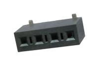 China SMT Type Female Pin Header Connector 3.96mm Single Row Through Hole Plastic for sale