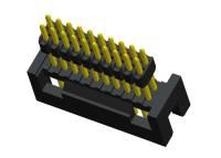China 1.27mm Cable To Board Connector Through Hole Withstand Voltage 500V AC / DC for sale
