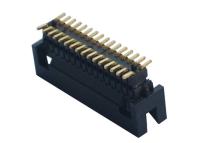 China SMT Box Header Connector Double Row 1.27mm Pitch Board To Cable Connectors for sale