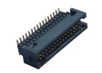 China SMT Box Header Connector Double Row 1.27mm Pitch Board To Cable Connectors for sale