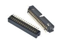 China Box 2mm Pin Header 32 Pin SMT Type Brass Contact Material Contact Resistance for sale