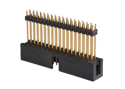 China Brass Contact 18 Pin Header 2.54mm Straight Header Connector For PCB Board for sale