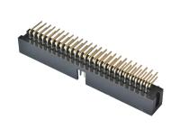 China Right Angle Pcb Connector 90 Degree Box Type 2.54mm Pitch 50 Pin Header for sale