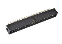 China Right Angle Pcb Connector 90 Degree Box Type 2.54mm Pitch 50 Pin Header for sale