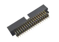 China Double Plastic Box Header 2.54 Mm SMT Type PCB Board Gold Flash 3.0AMP for sale