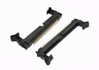 China 50 Pin Straight Shrouded Header One Row DIP Long Latch 2.0mm EH Series for sale