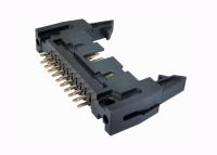 China 20 Pin Straight Header Connector Gold / Tin over Nickel Contact Plating for sale