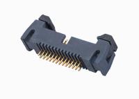 China Straight Shrouded Pin Header Connector Dual Row Short Latch 2.54mm 20 Pin for sale