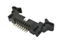 China Shrouded 16 Pin Header Connector DIP 2.0mm Pitch Straight Type EH Series for sale