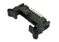 China Shrouded 16 Pin Header Connector DIP 2.0mm Pitch Straight Type EH Series for sale