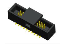 China SMT CAP Type Box Header Connector 1.27mm Pitch Gold Flash Contact Plating for sale